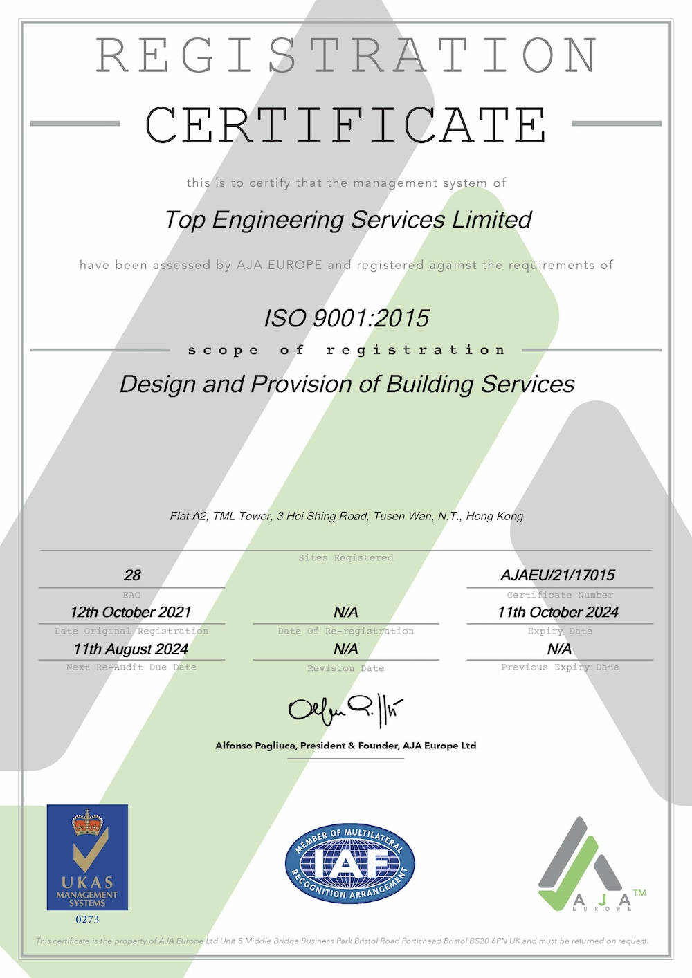Top Engineering Services Limited
